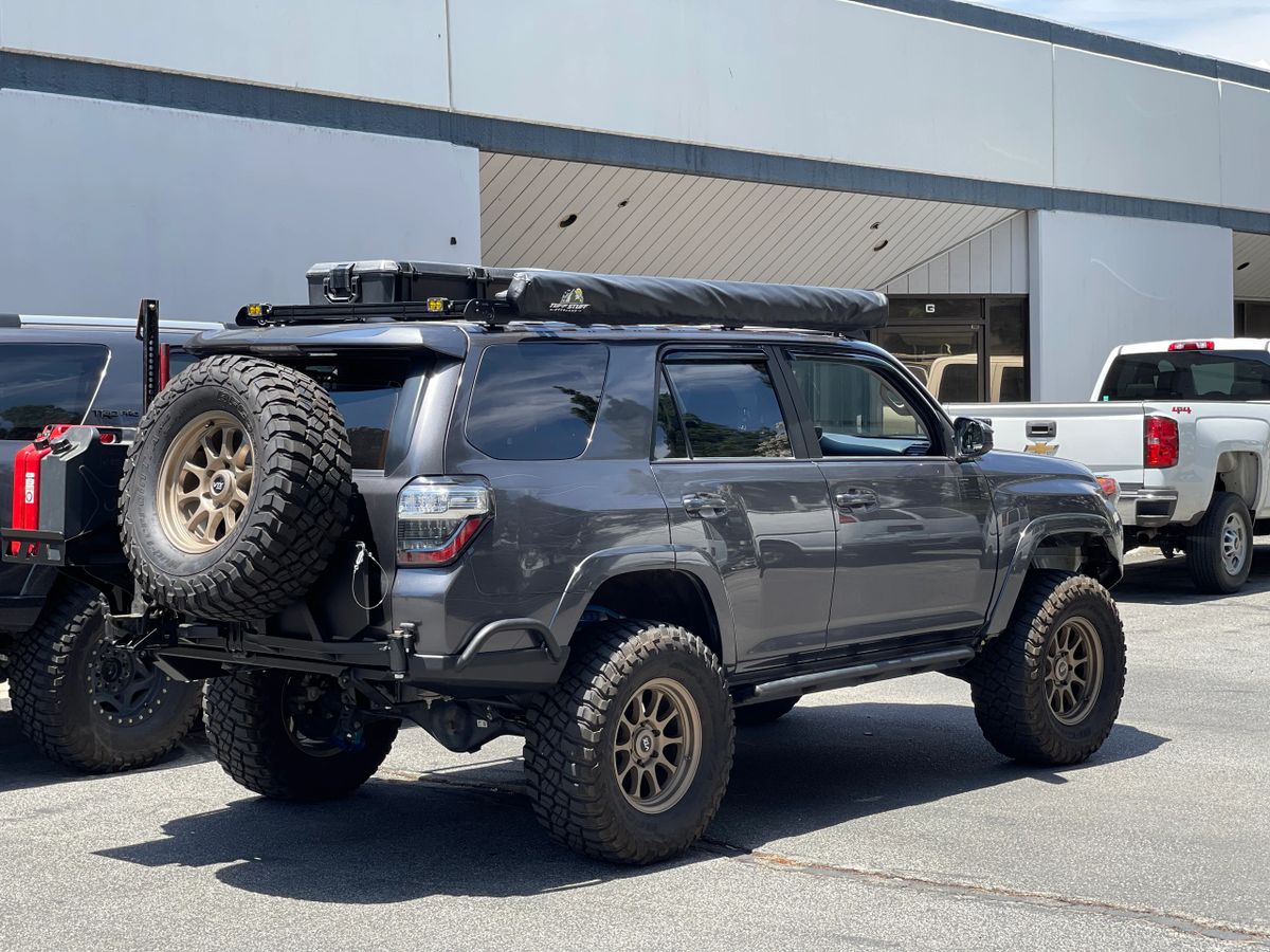 5th Gen 4Runner Dual Swingout Steel ***Plated*** Rear Bumper