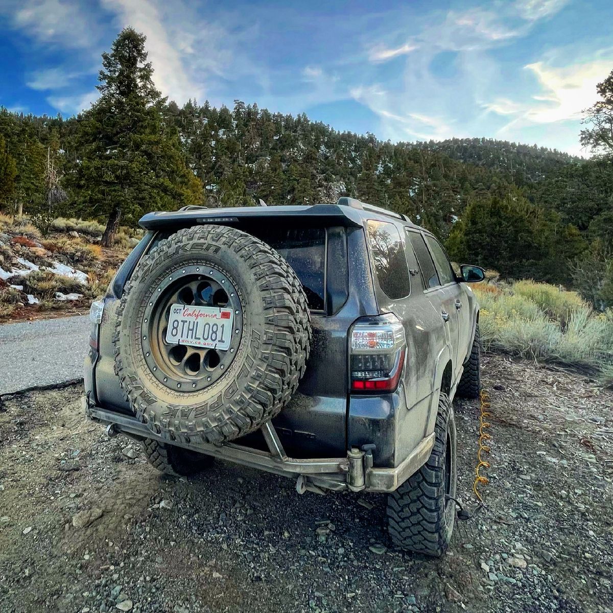 5th Gen 4Runner Single Swingout Steel ***Plated*** Rear Bumper