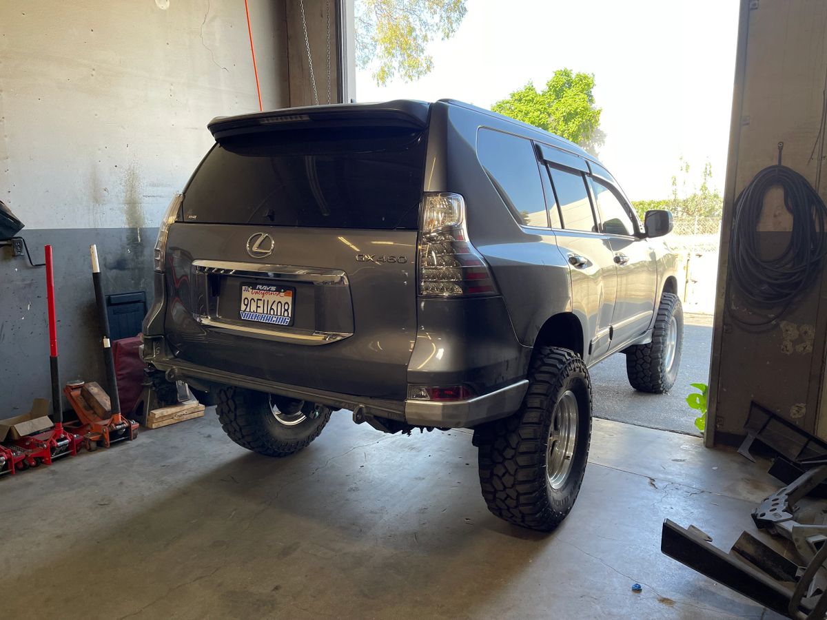 GX460 ***PLATED*** Low Pro Rear Bumper