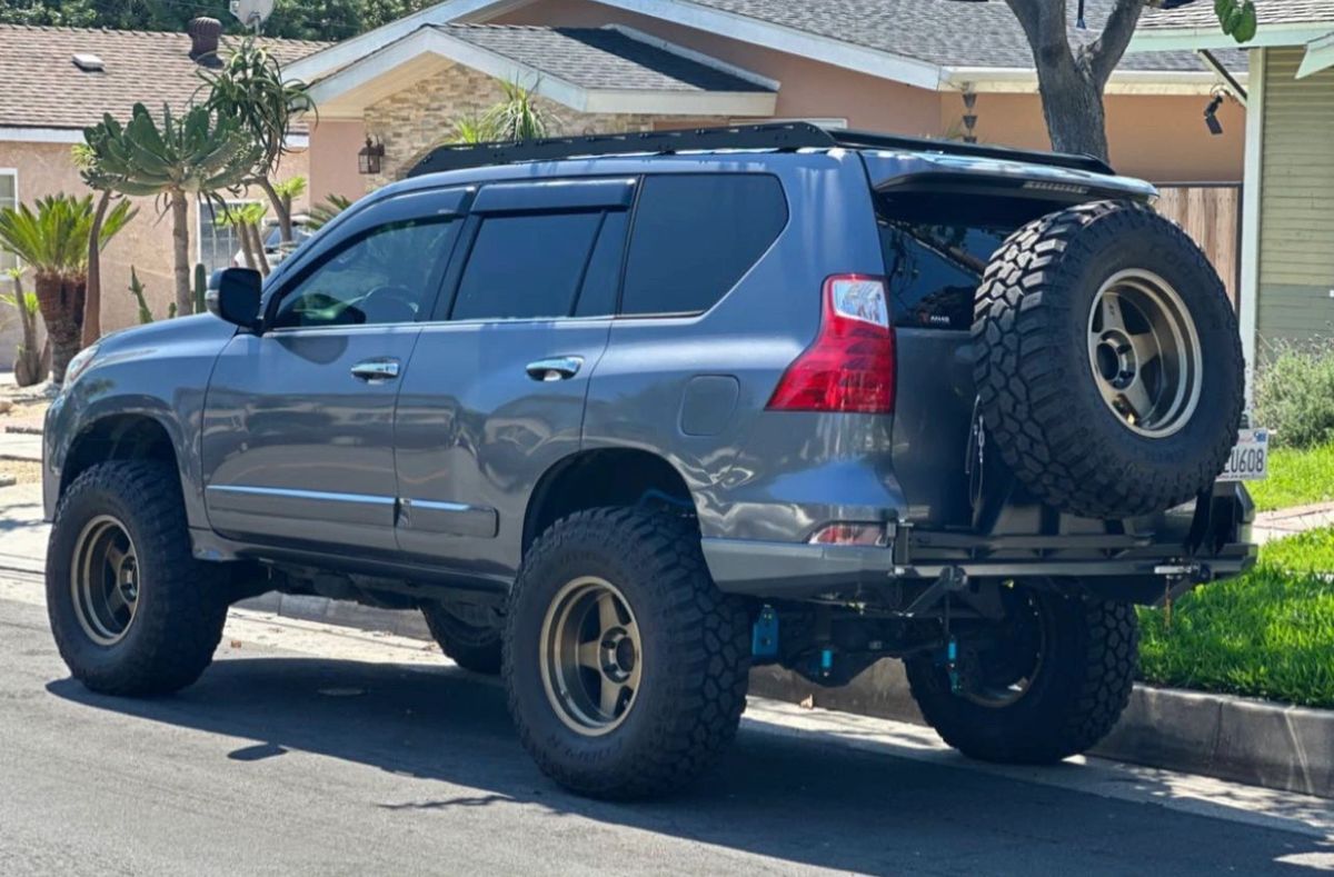 GX460 Single Swingout Steel ***Plated*** Rear Bumper