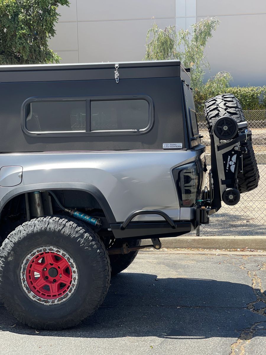 3rd Gen Tacoma Dual Swingout Steel ***Plated*** Rear Bumper