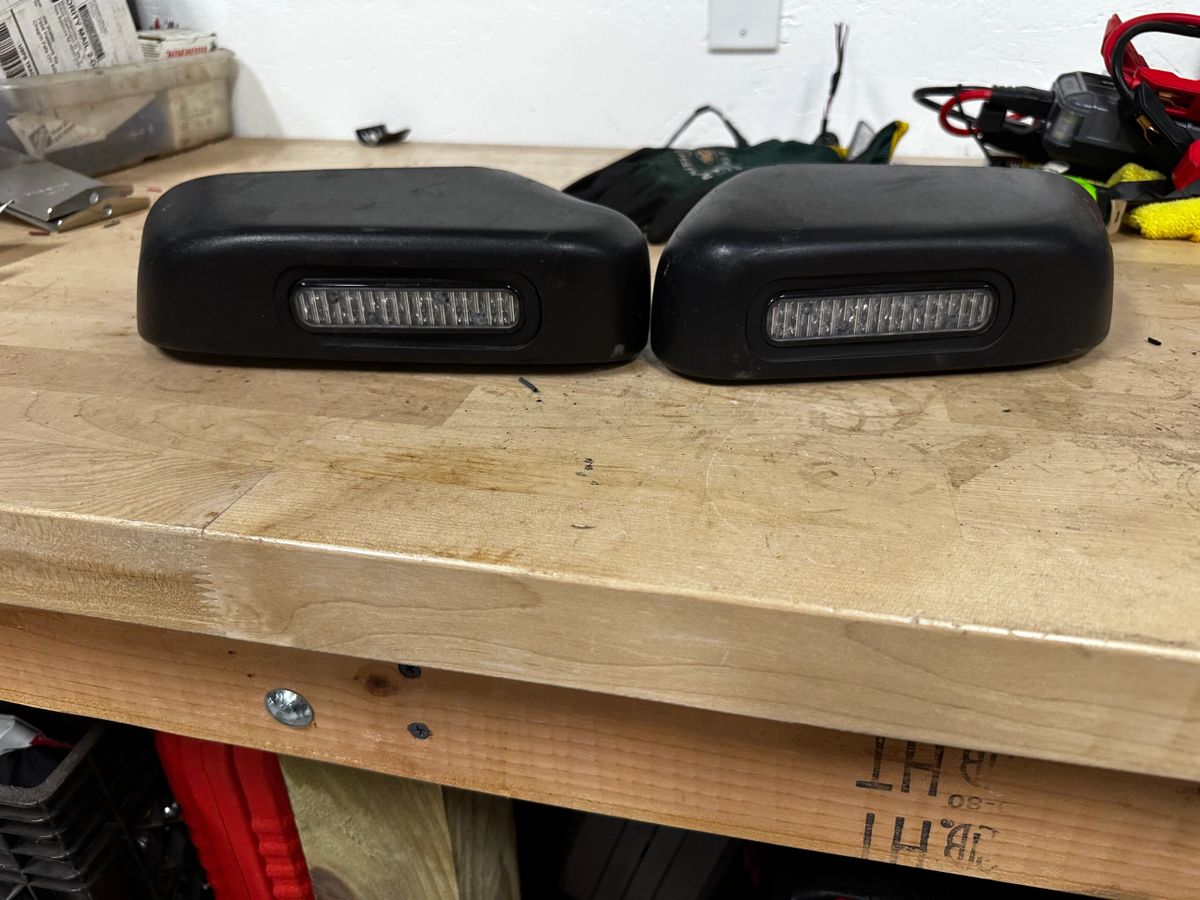 Ford Police Interceptor Utility Mirror caps for whelen Ion
