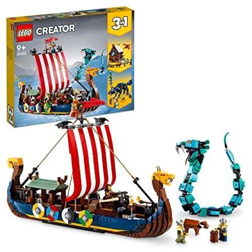 Lego Viking Ship and The Midgard Serpent 3-in-1 Display Case