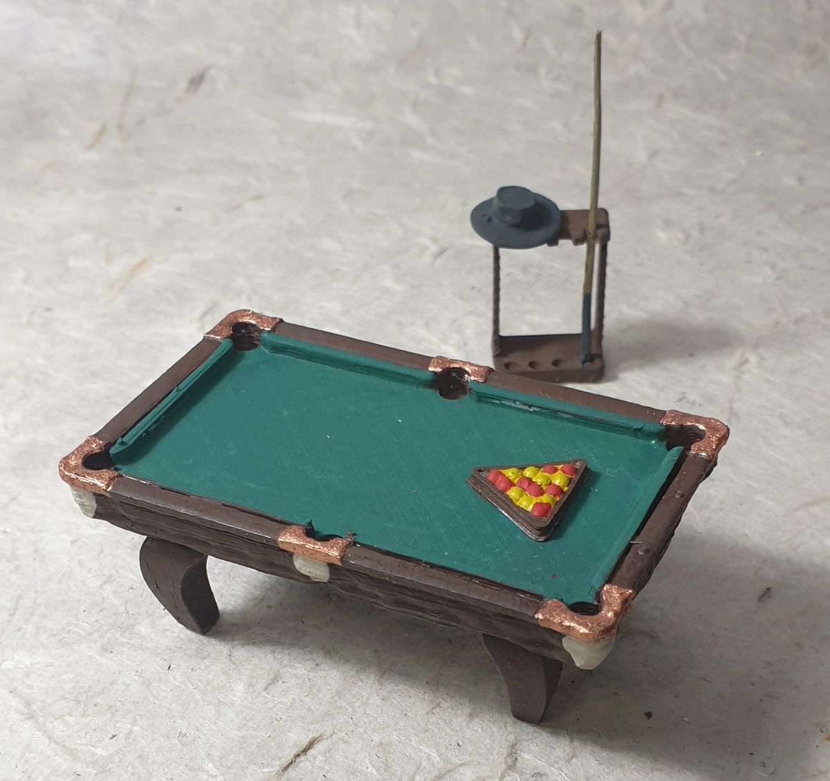 Billiard Table and stand. Saloon furniture 54mm