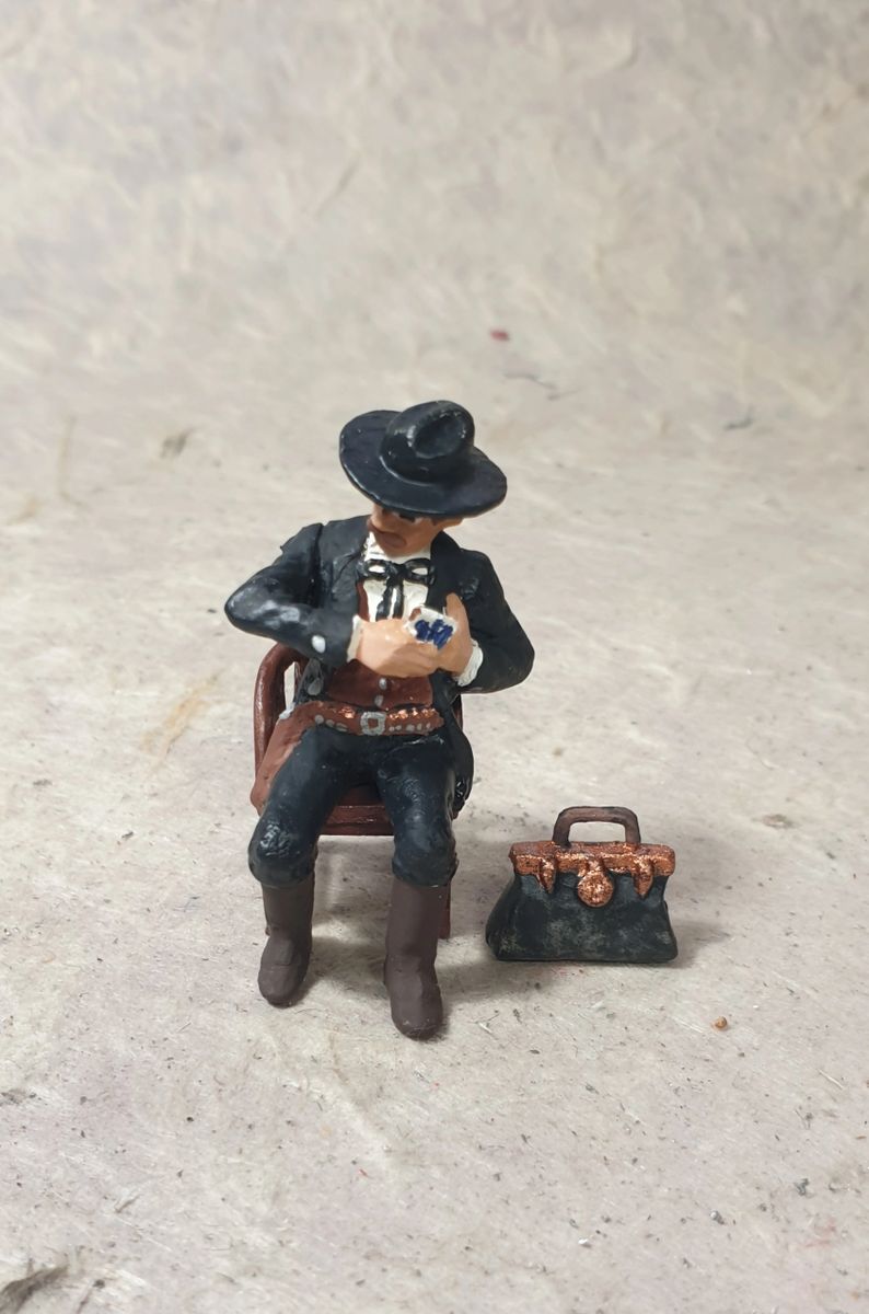 Mr Hornbeam Saloon card player metal kit