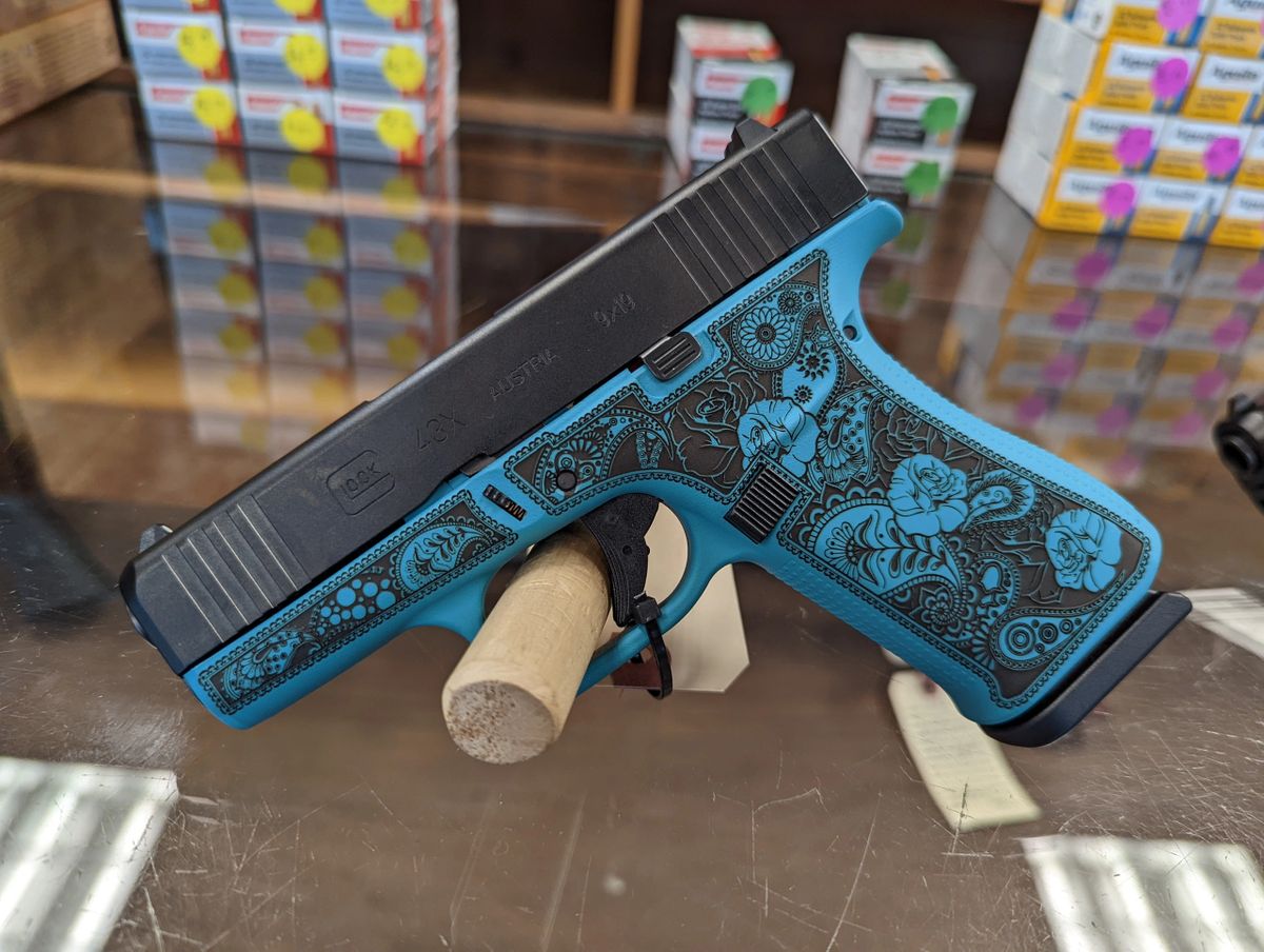 Glock 43X Tiffany & Paisley 9mm