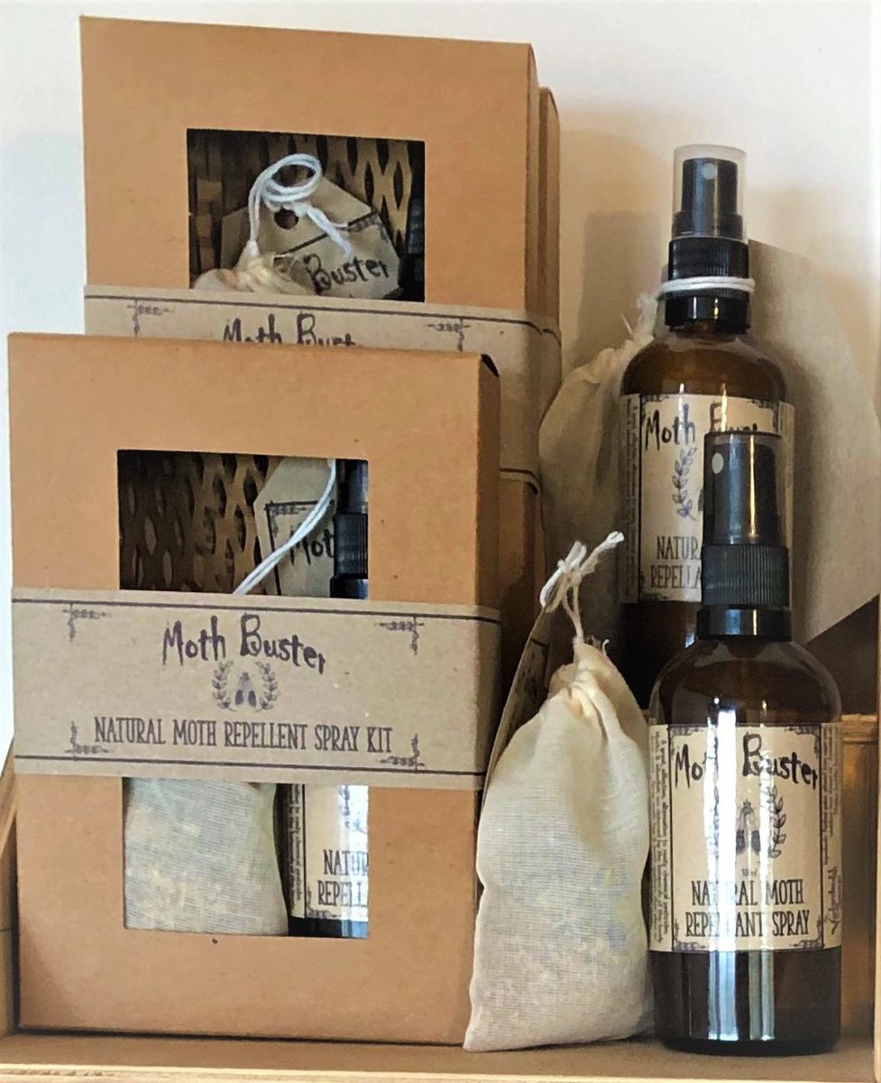 Moth Buster- Natural Moth Repellent Spray + moth bag kit