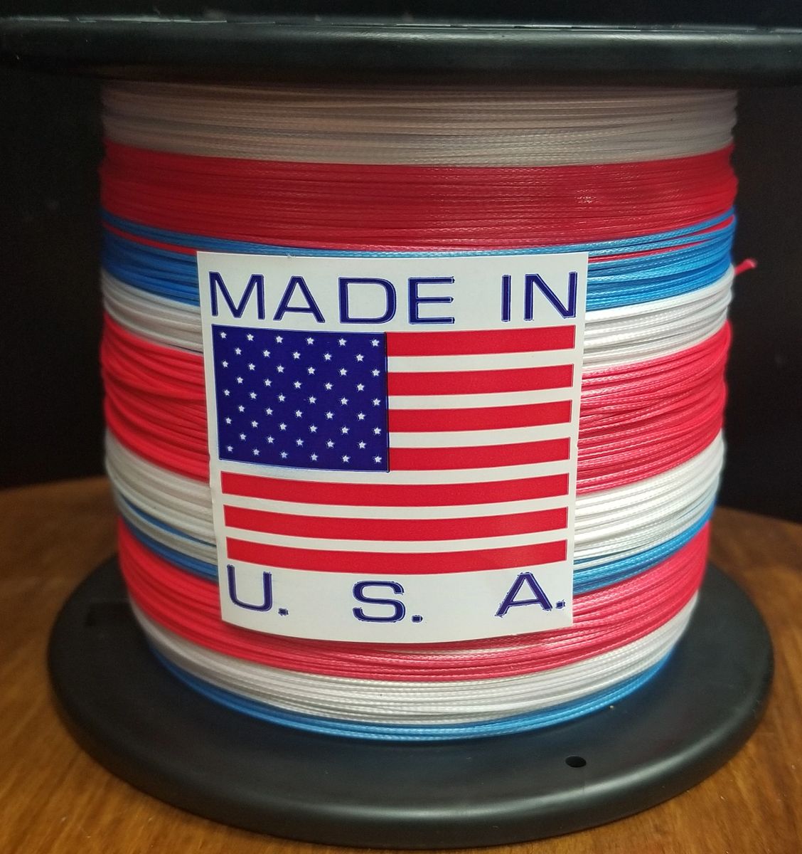 Red/White/Blue Standard Braid (Metered every 10 Yards/30 feet)