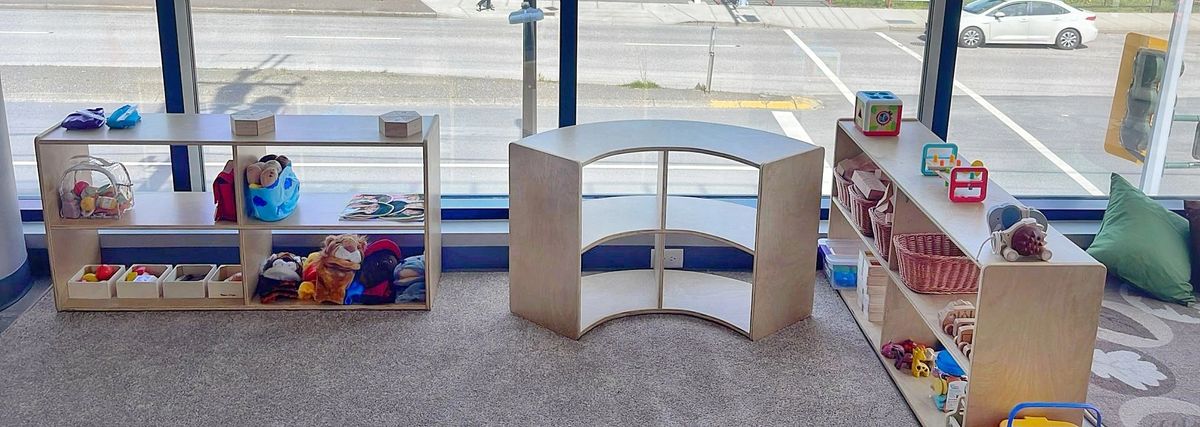 Curved Display Shelf