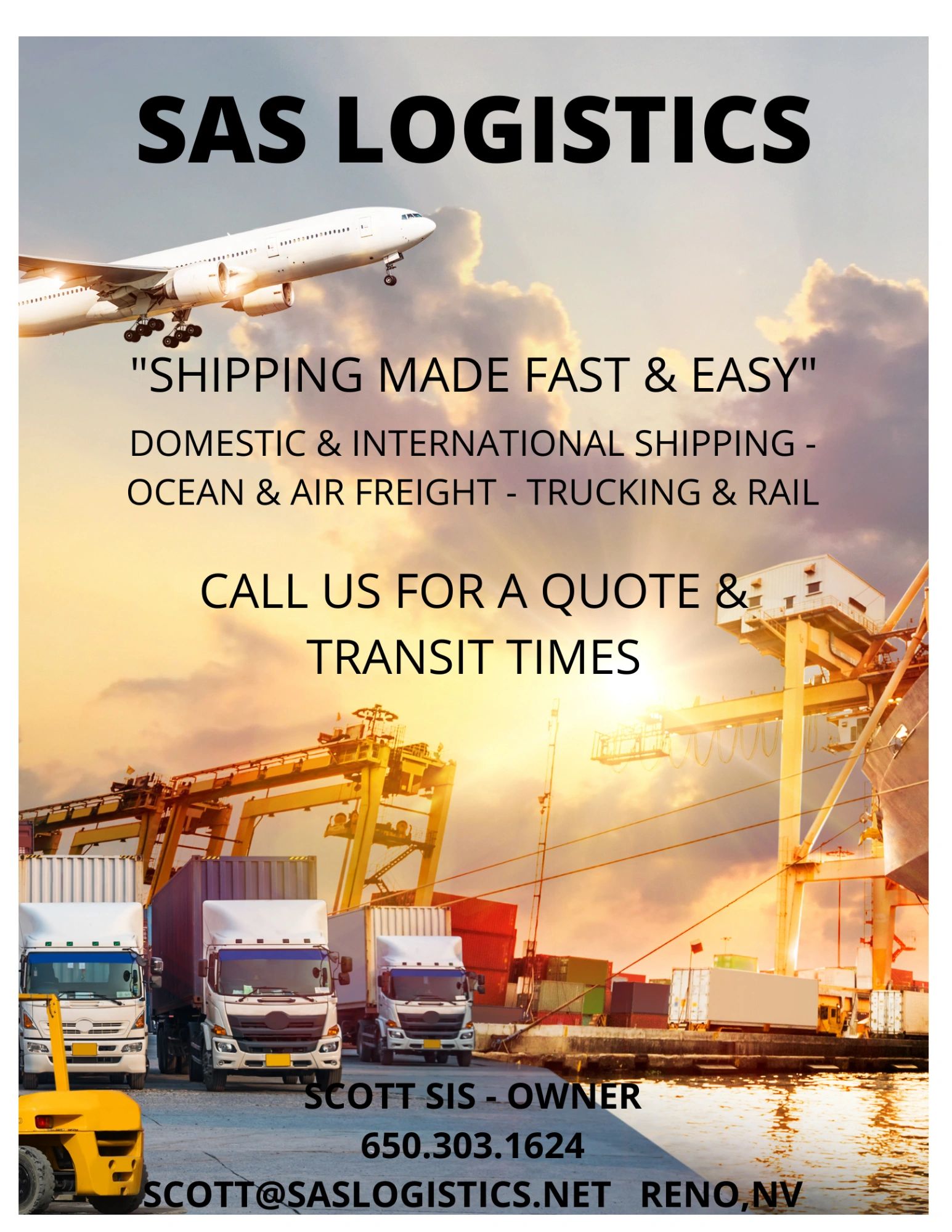 SAS LOGISTICS | SAS LOGISTICS