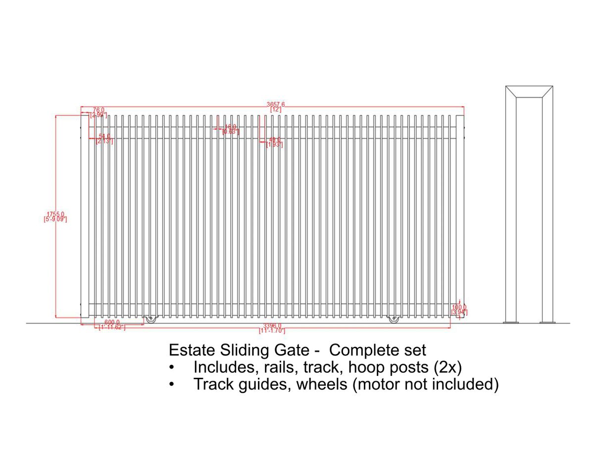 Estate Gate - Sliding Panel