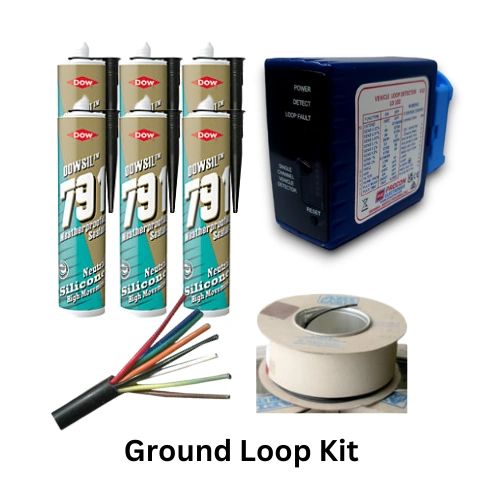 Induction ground loop kit for electric gates & barriers
