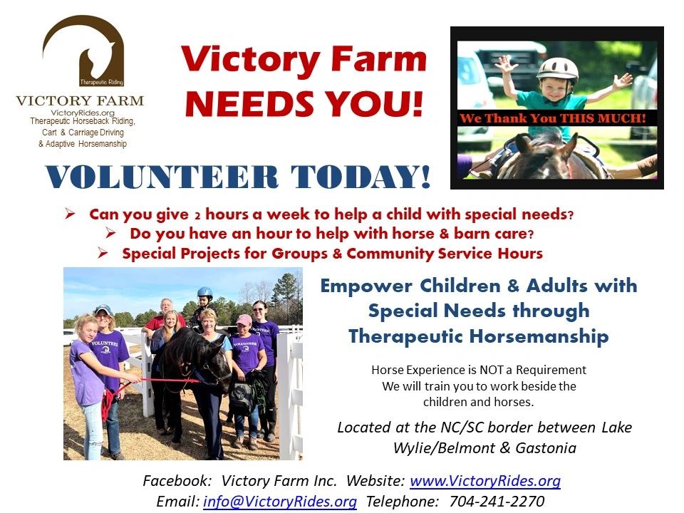 Victory Farm - Therapeutic Riding, Therapeutic Driving