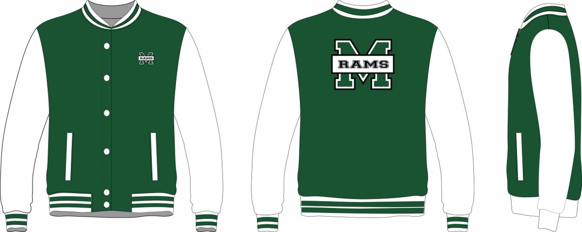 Marshfield Varsity Jacket Green