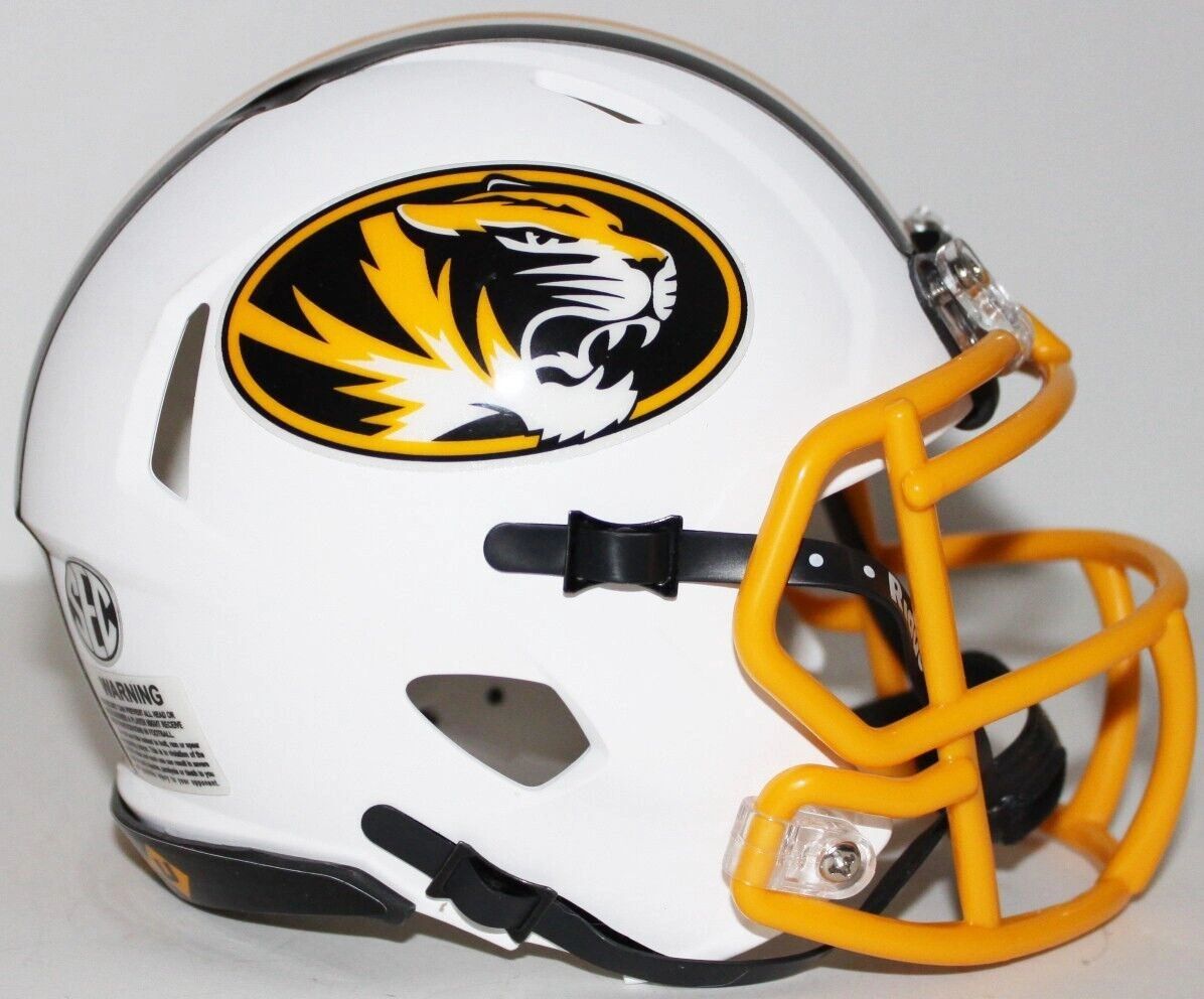 2023 Mizzou Missouri Tigers Custom Riddell Mini Helmet vs Georgia