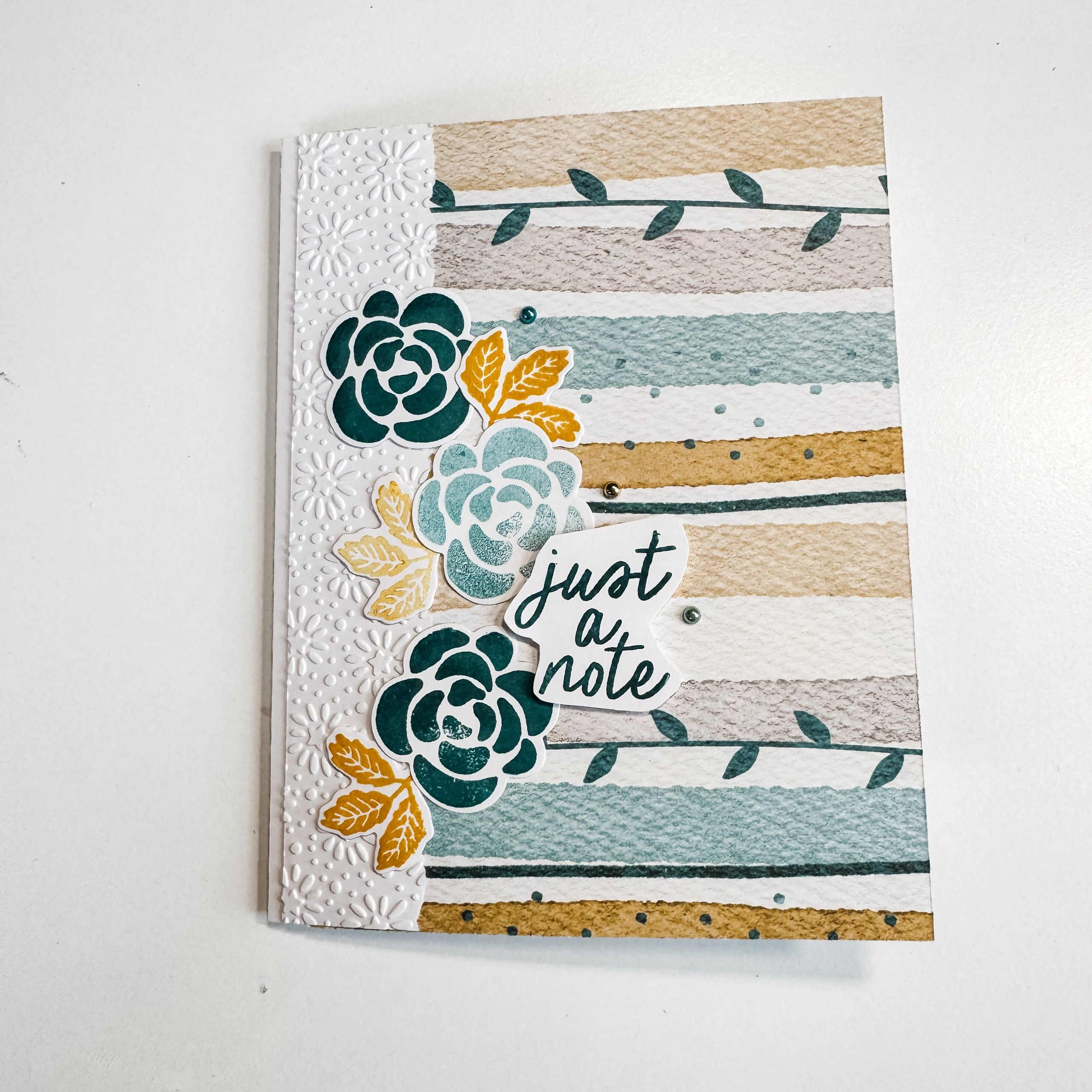 Just a Note: Card Tutorial