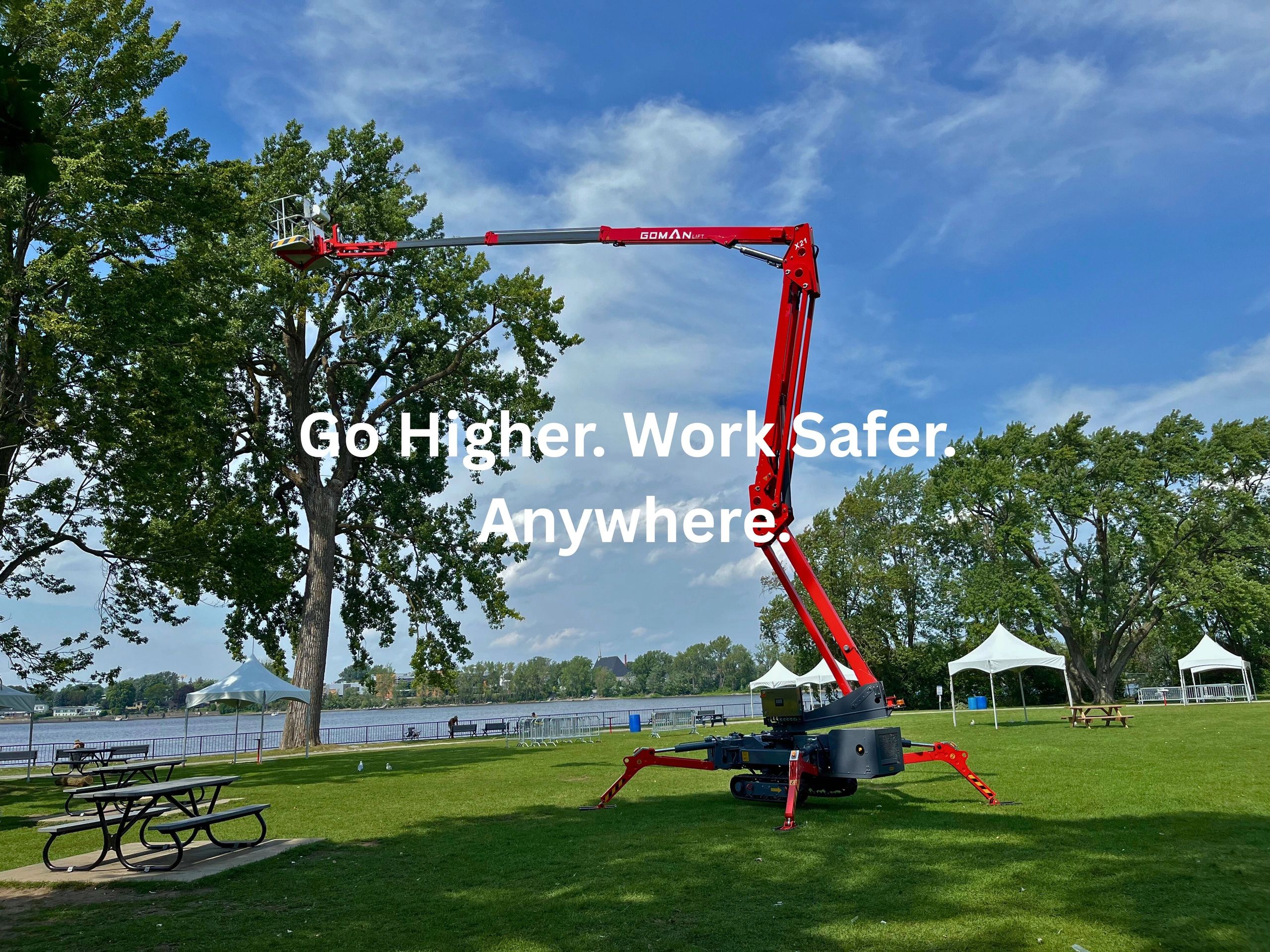Goman Lift - Spider Lift, Aerial Work Platform, Cherry Picker Lift