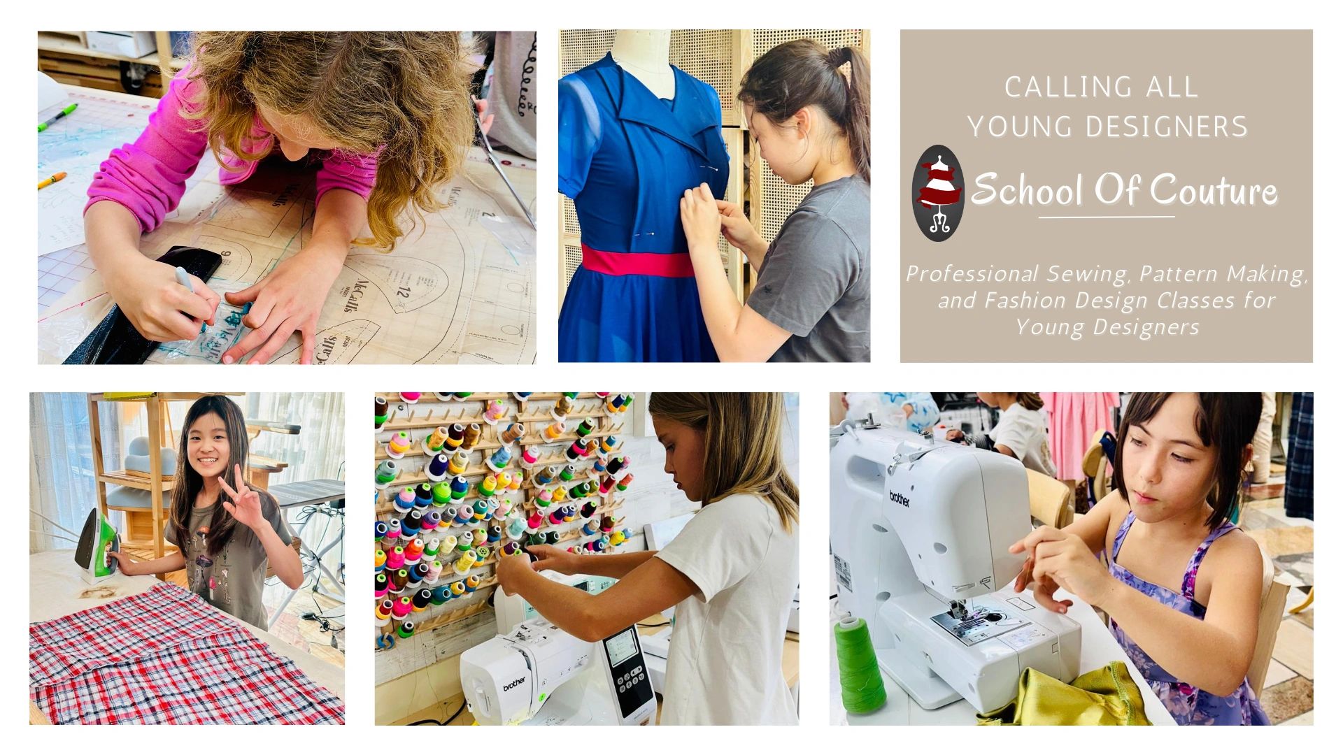 School of Couture - Sewing Classes, Fashion Design Classes