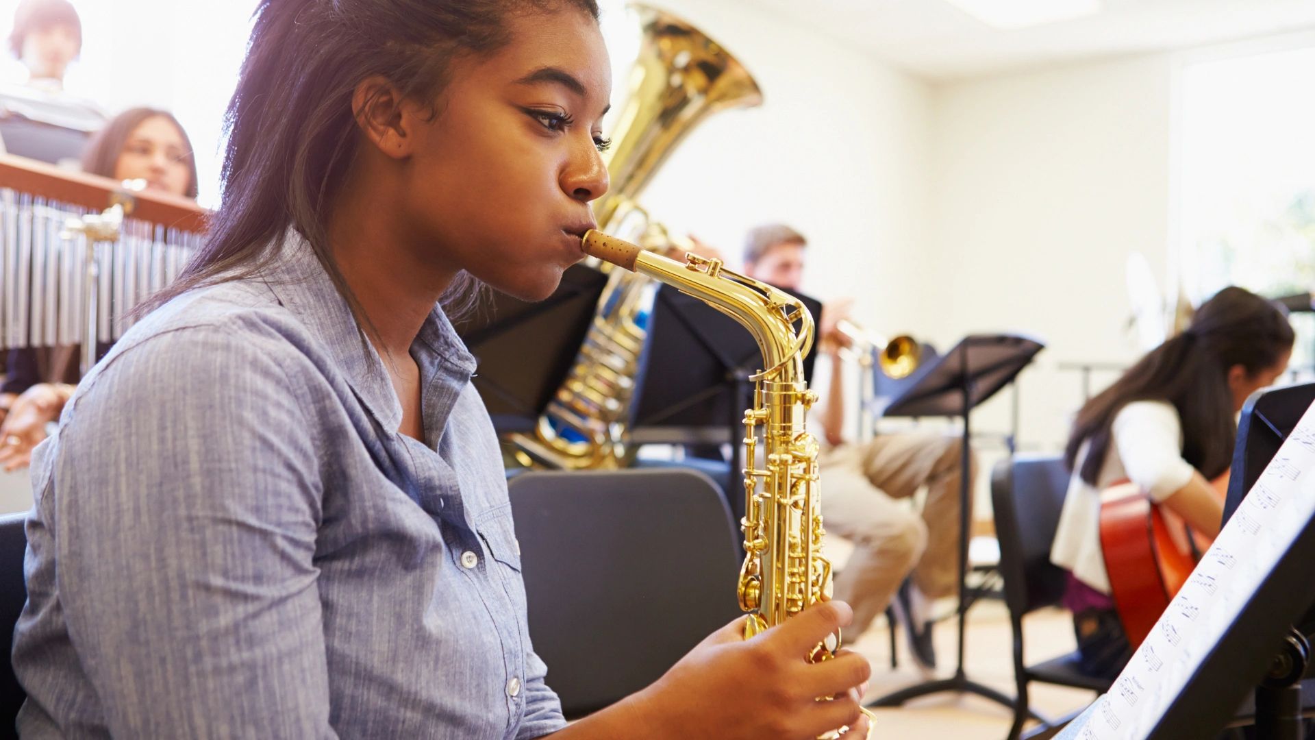 How Private Music Lessons Help Students Succeed in School Band