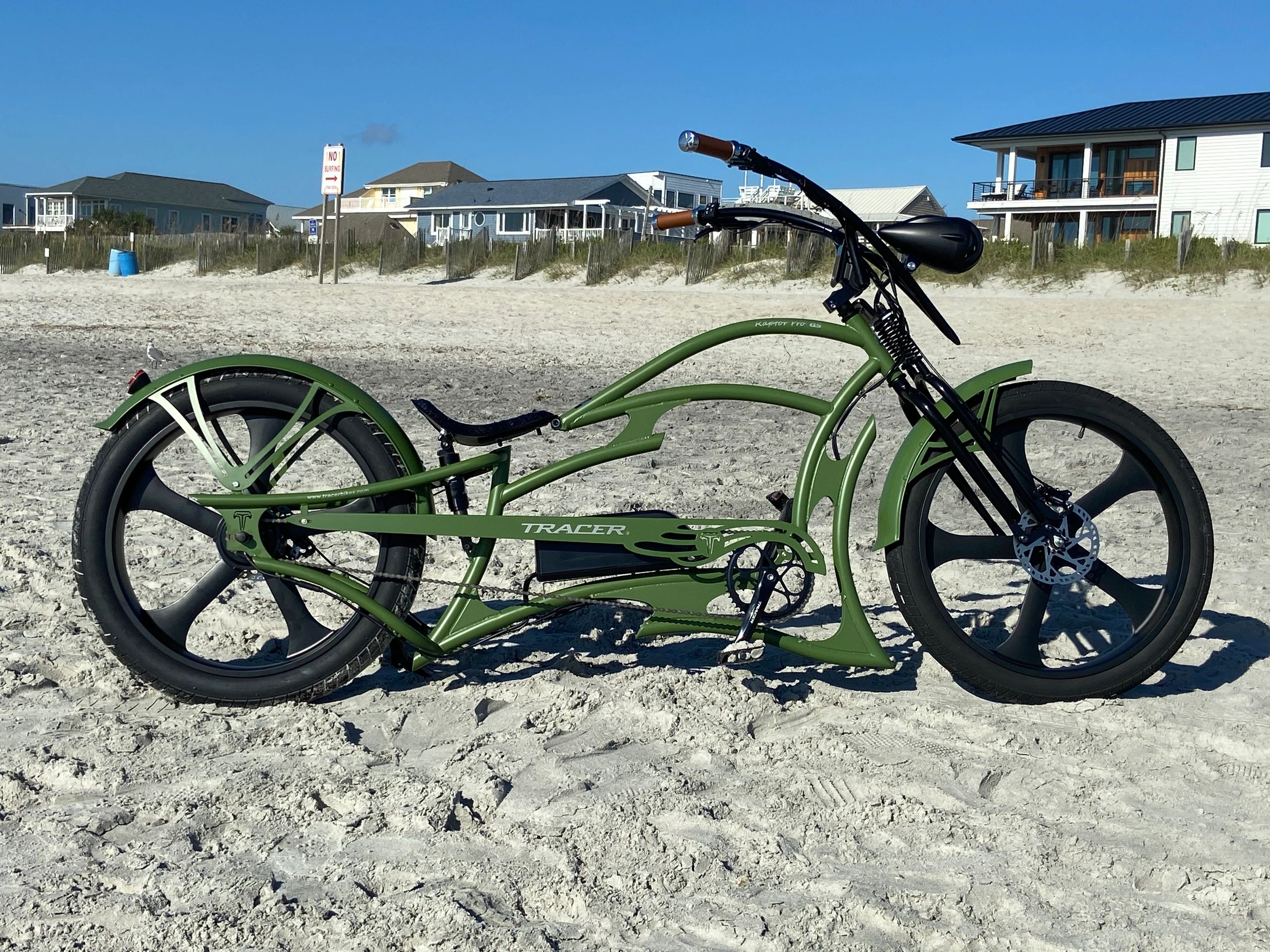 Custom Electric Beach Cruiser Bicycles - ECoast Cruisers