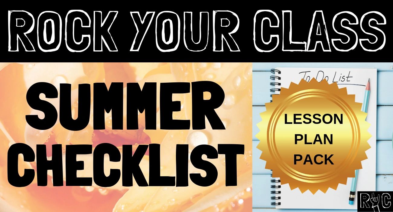 A PRODUCTIVE SUMMER CHECKLIST