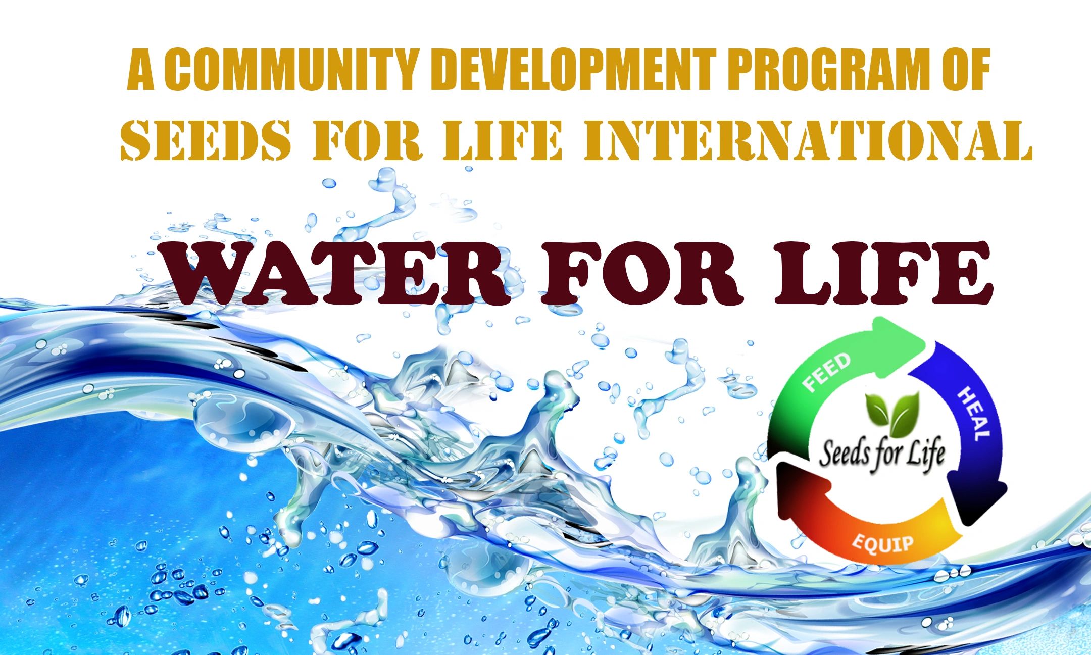 WATER FOR LIFE