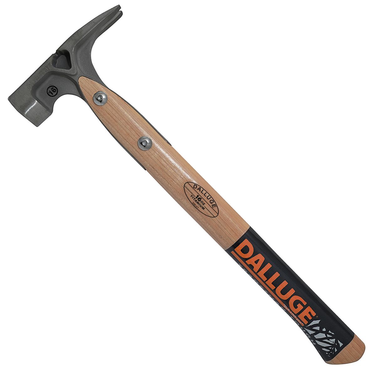 Dalluge 7182 16 oz. DDT16 Titanium Hammer, Smooth Face