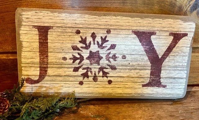 Joy Wooden Sign