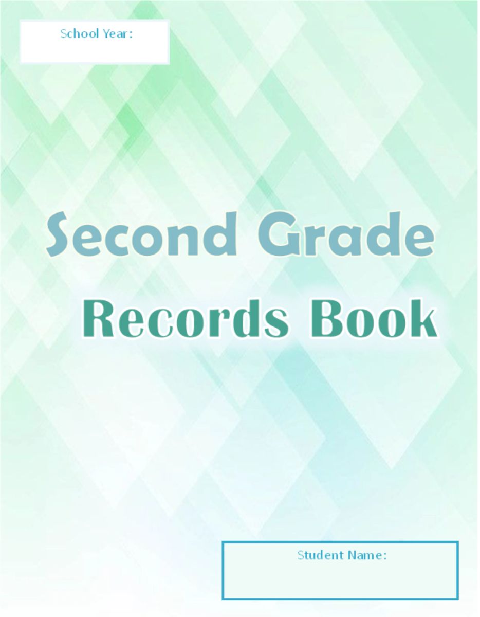 2nd Grade Record Book (A)