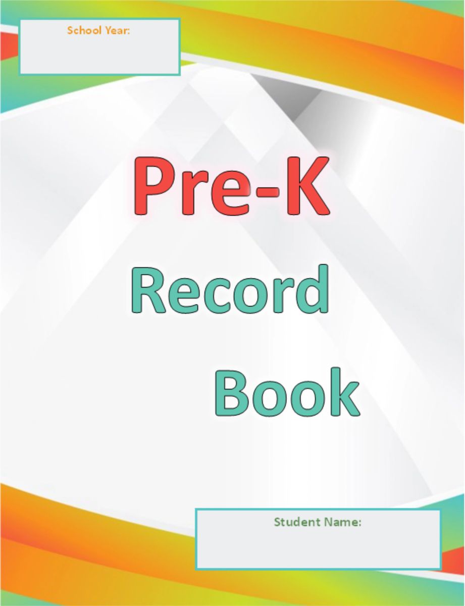 K4 Record Book Color Option B