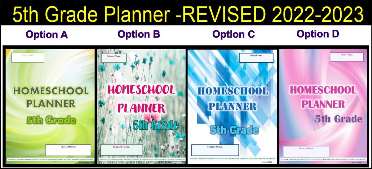 5th Grade Printed/Bound - REVISED 2022