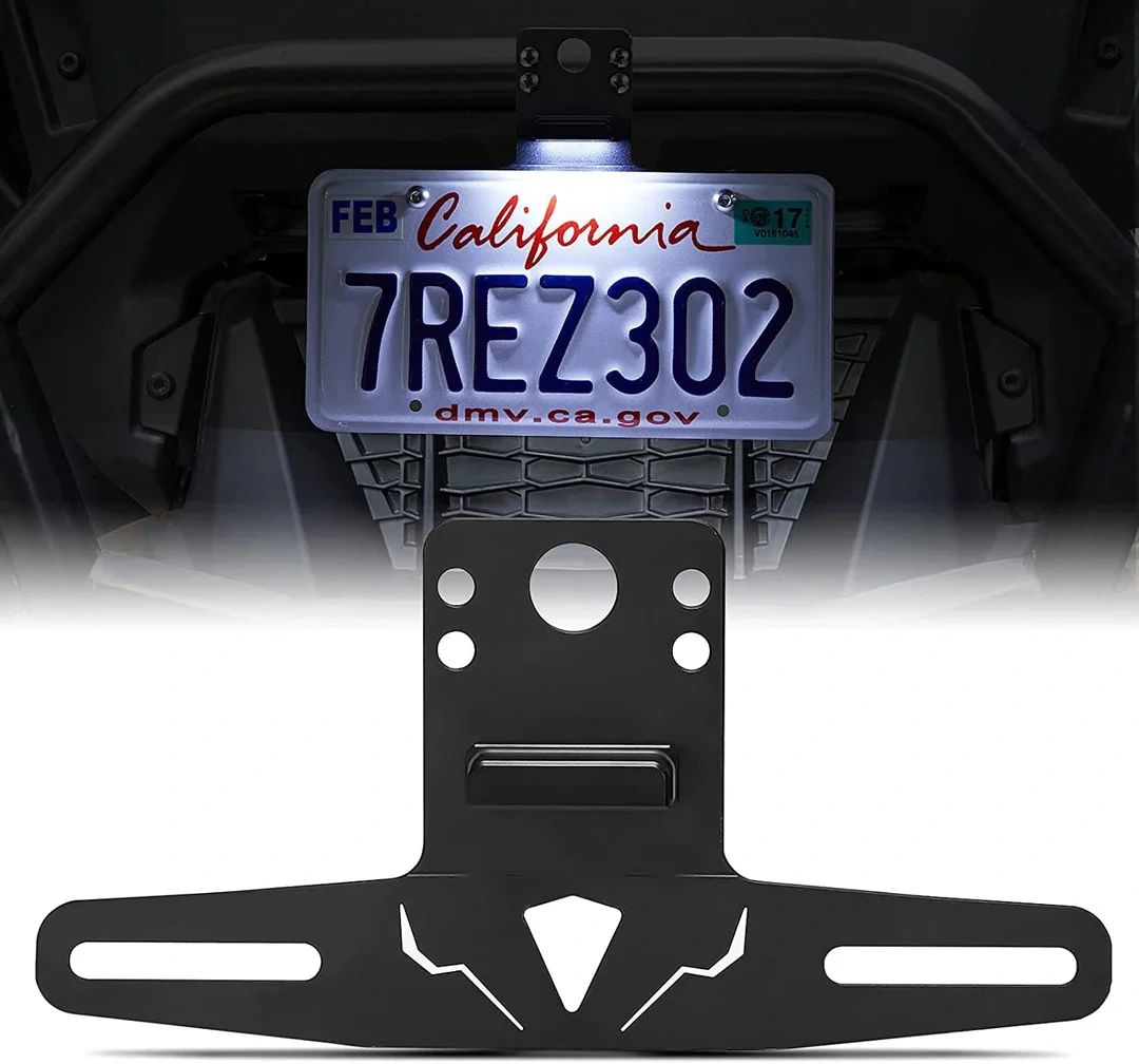 Universal 12V Lighted License Plate Holder
