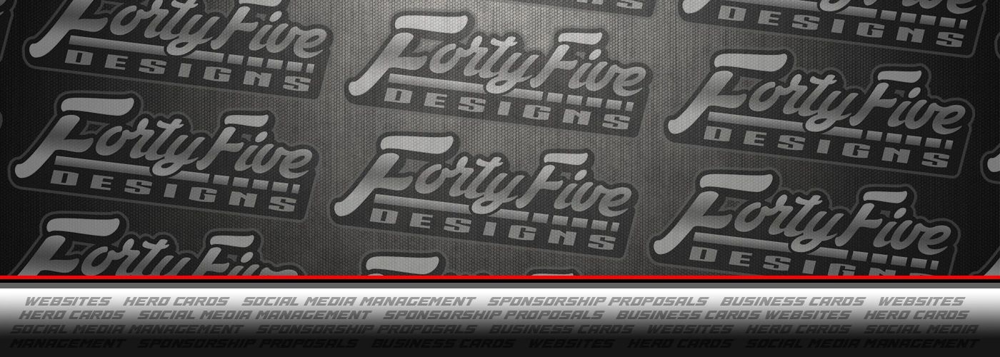 FortyFive Designs - Web Design, Motorsports Websites