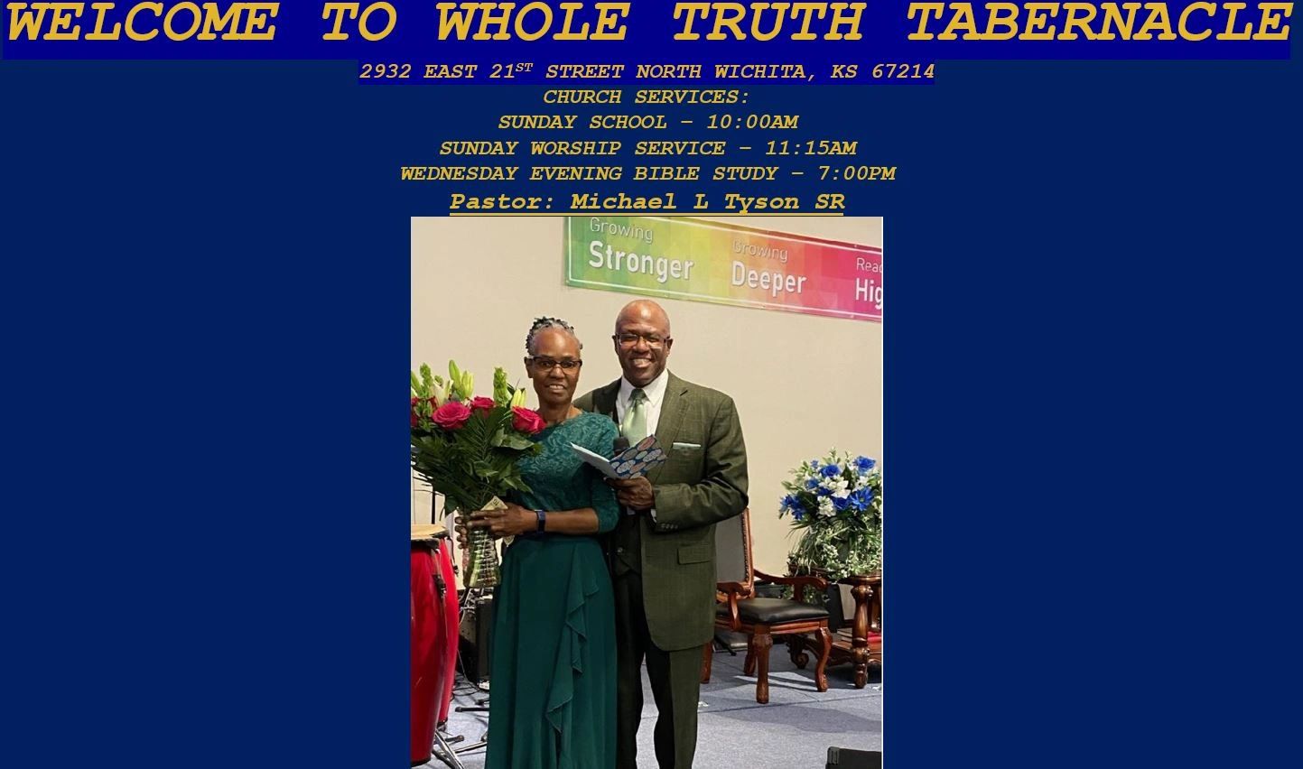 HOME [wholetruthtabernacle.com]