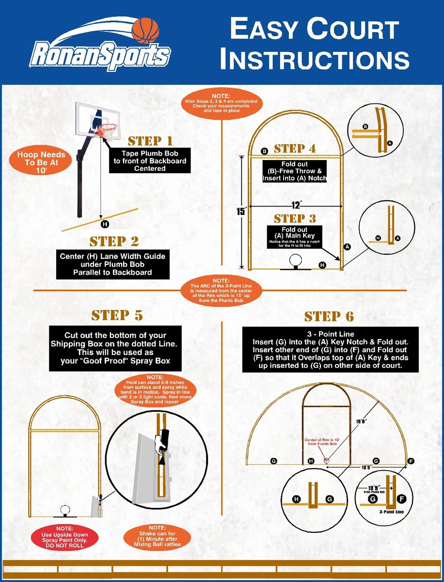 Complete Easy Court Instructions