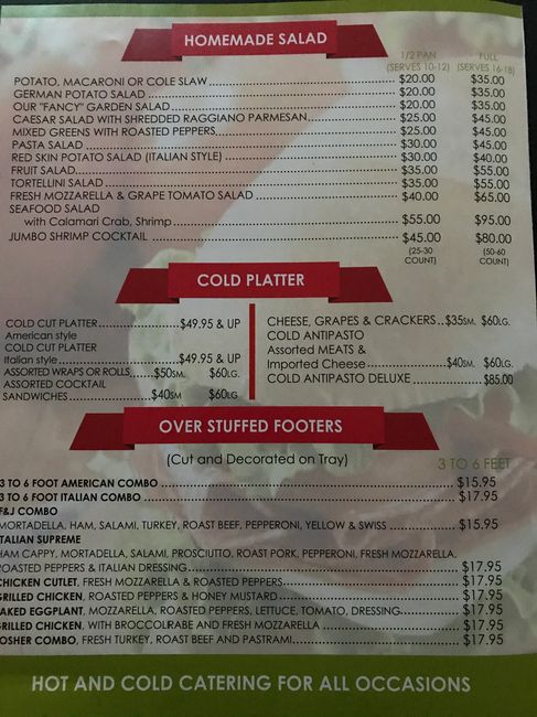 Catering | Frank and Joe's Deli of Scarsdale