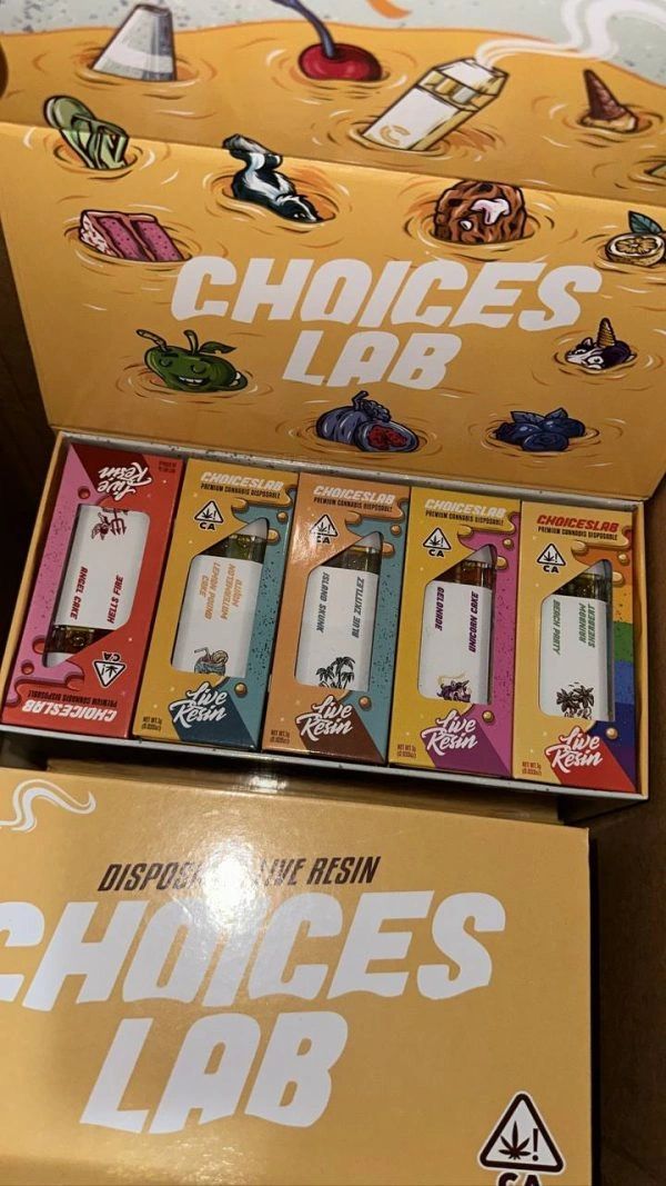 CHOICE LAB (2g Carts) "2 Flavors in one"