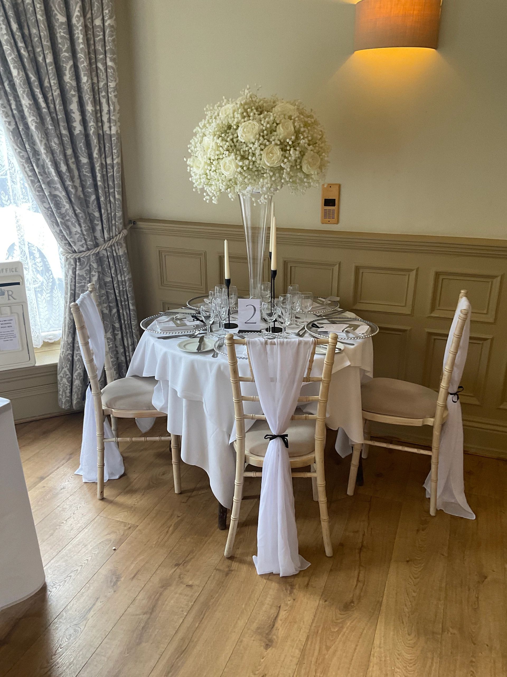 The Limpley Stoke Hotel Gold Wedding Decor Package
