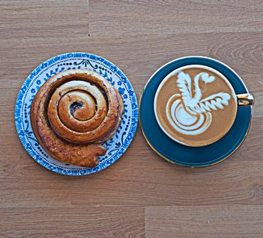 Sinamon - Cinnamon Buns, Croissants, Coffee, Juice
