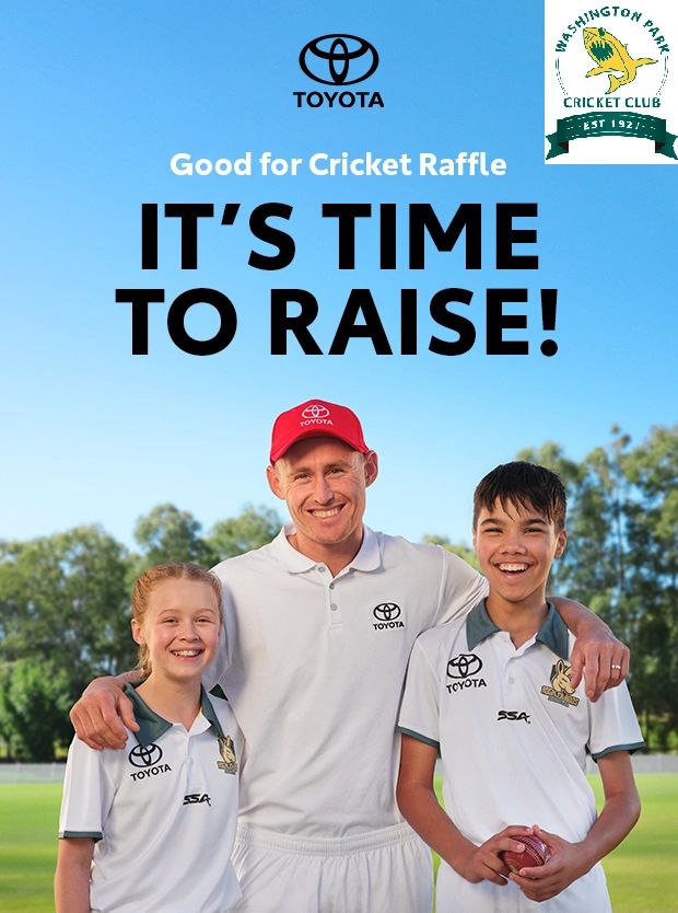 Toyota Good for Cricket Raffle is back