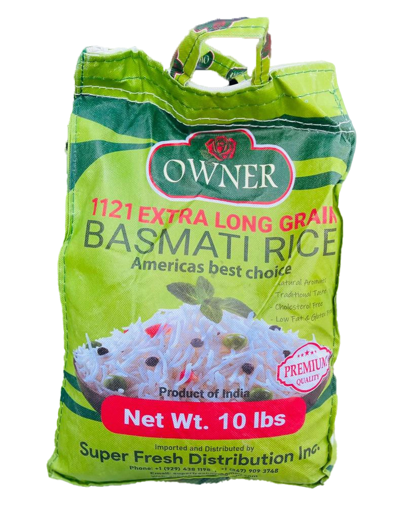 Extra Long Grain Owner Basmati Rice - Super Fresh USA