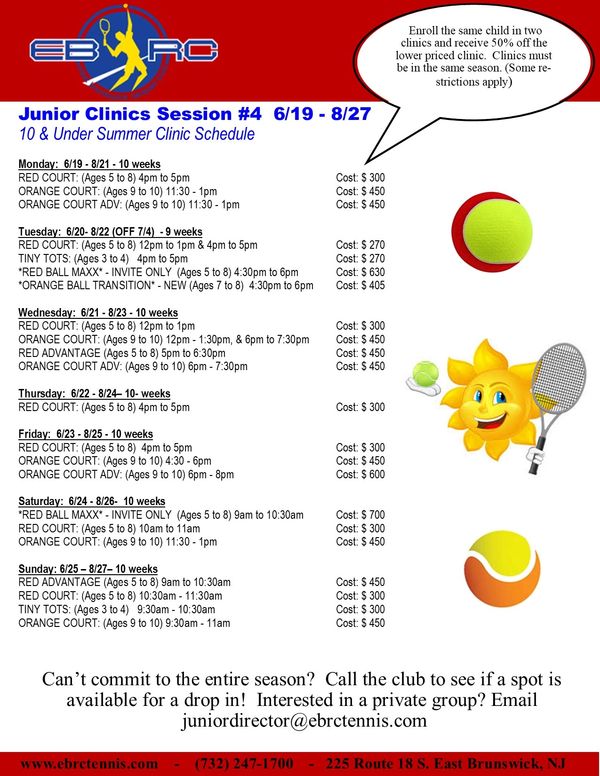 Tennis - East Brunswick Racquet Club