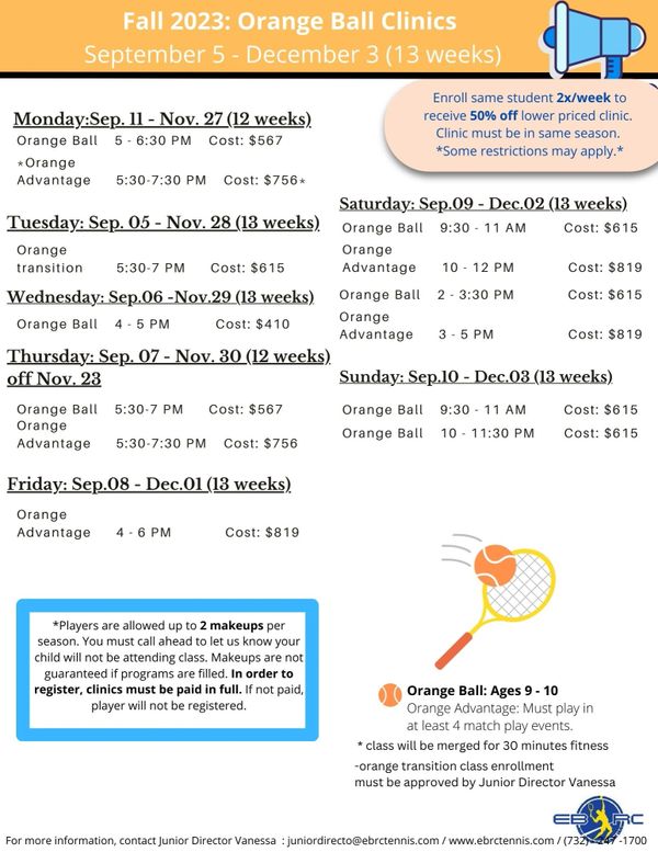 Tennis - East Brunswick Racquet Club