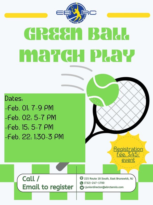 Tennis - East Brunswick Racquet Club