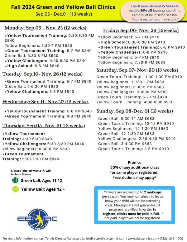 Tennis - East Brunswick Racquet Club