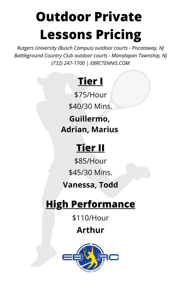 Tennis - East Brunswick Racquet Club