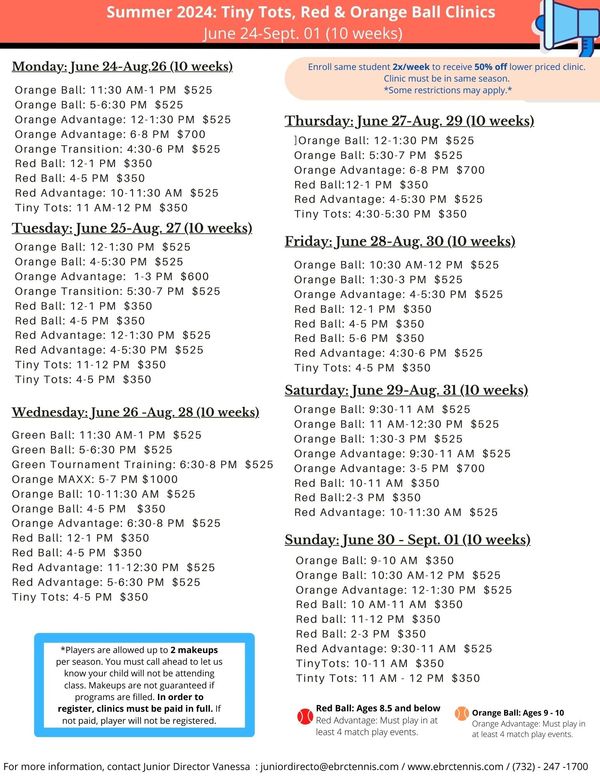 Tennis - East Brunswick Racquet Club