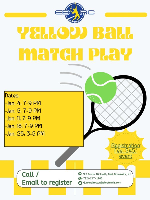 Tennis - East Brunswick Racquet Club