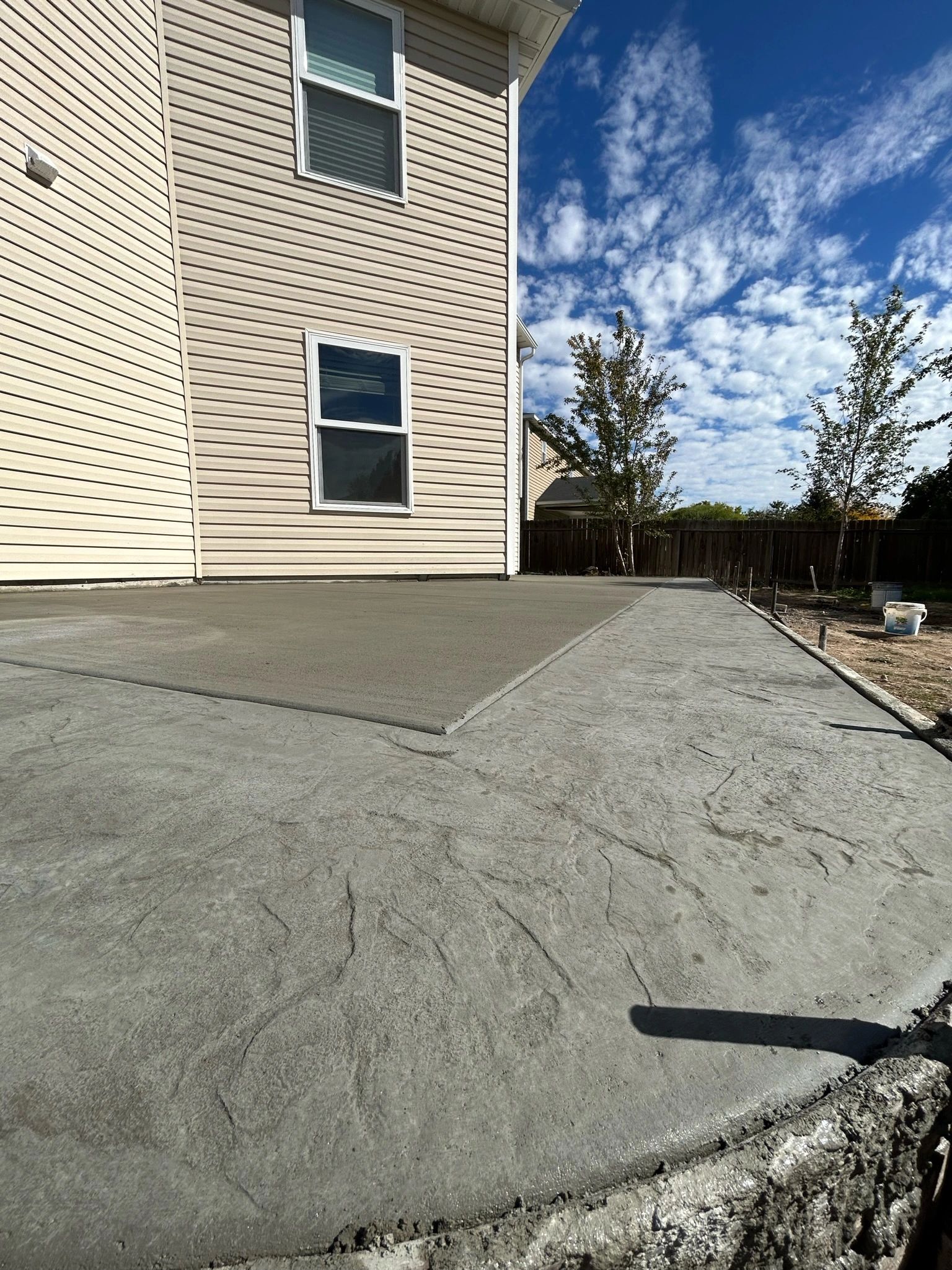 Patio Extension, Concrete Patio, Concrete Driveway - Meridian Concrete ...
