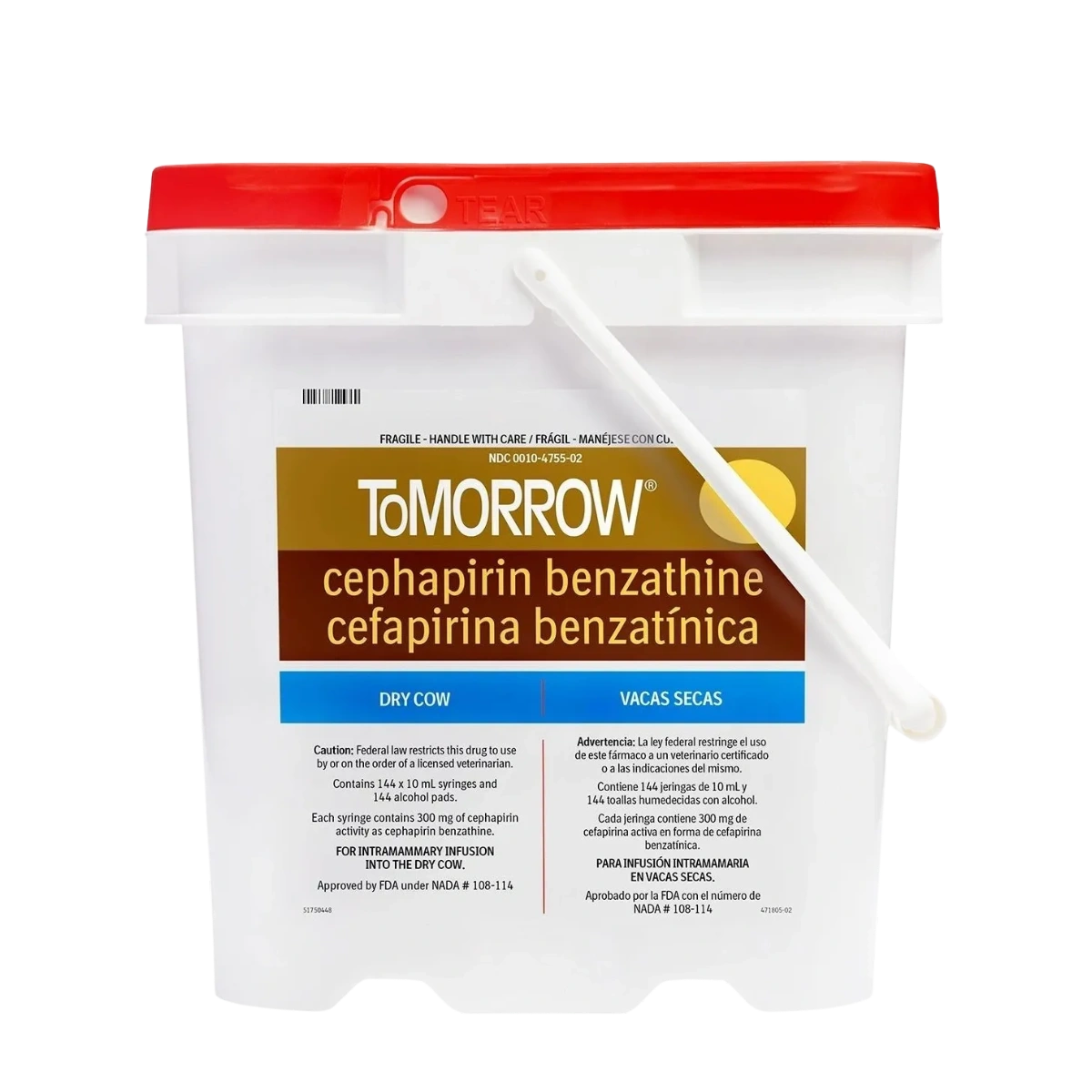 ToMORROW (Cephapirin Benzathine) Dry Cow Mastitis Treatment Rx